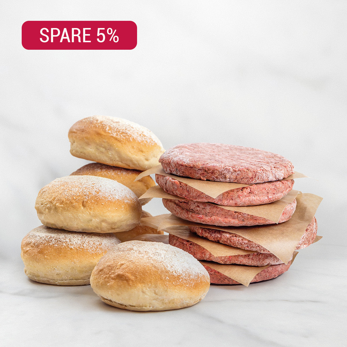 WAGYU BURGER BOX (6 BURGERS) WITH BUNS - celebrate the big wagyu burge ...